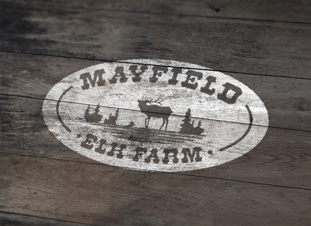Logotipo De Helado Mayfield